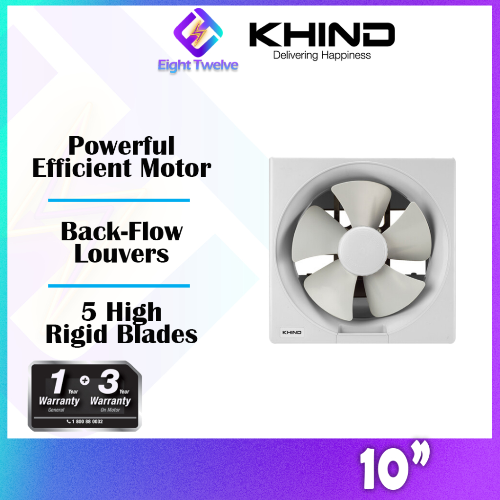 10" KHIND Exhaust Fan Kipas Ekzos | Removable Oil Receptor | EF1001 ...