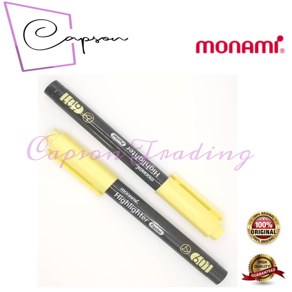 MONAMI 601 Highlighter (Pastel) | Shopee Malaysia
