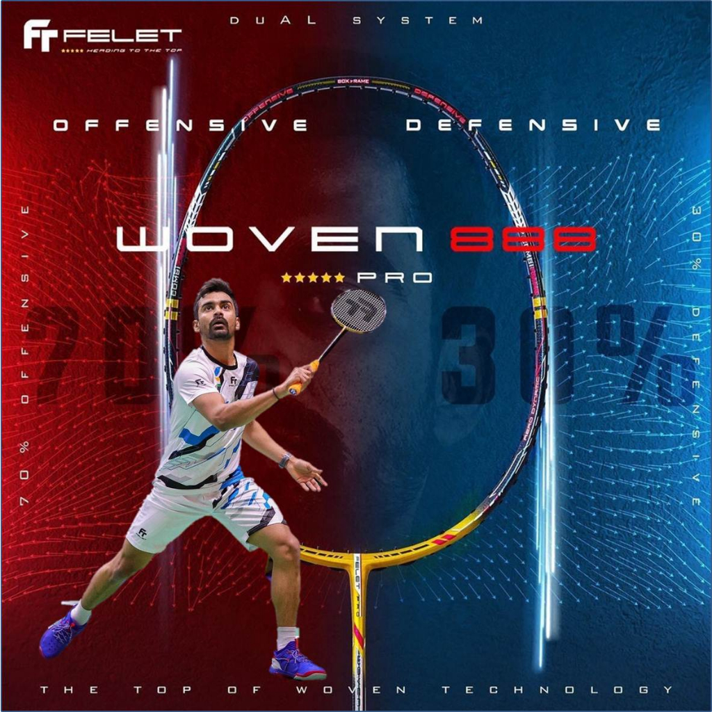 FELET BADMINTON RACKET WOVEN 888 & 999 (100% Original) | Shopee Malaysia