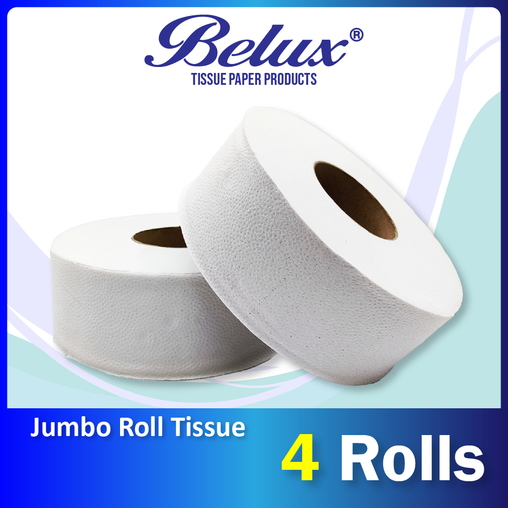 Belux Jumbo Roll Tissue JRT ( 130M x 4 Rolls ) | Shopee Malaysia