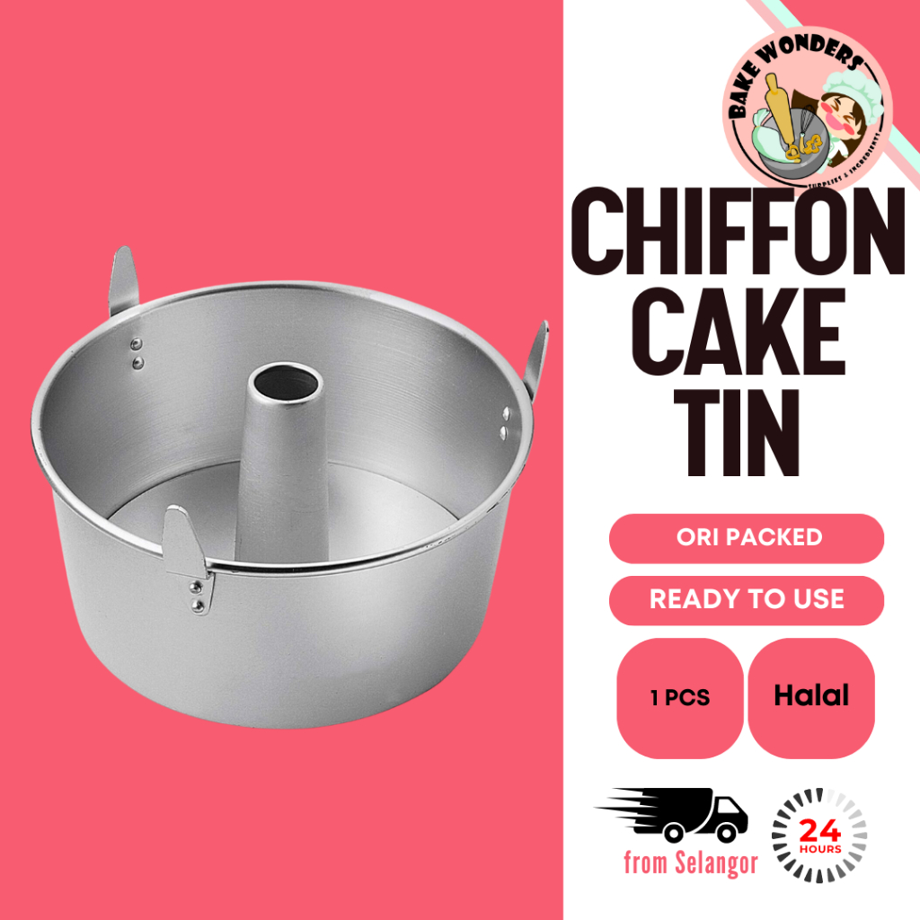 Chiffon Cake Tin/Sponge Cake Tin/Acuan Cake Siffon/戚风蛋糕模/Alum Chiffon ...