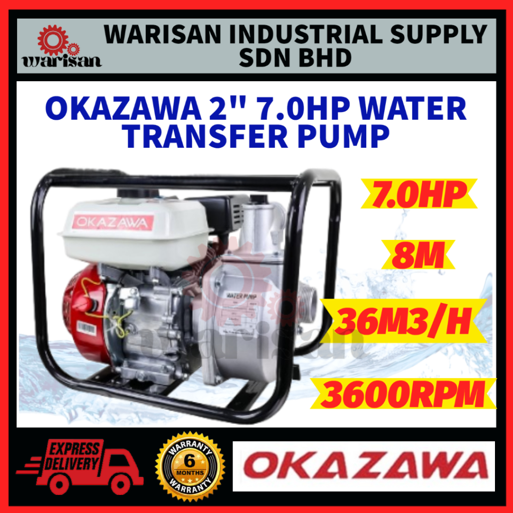 EUROX PPU5000 2" 7HP/OKAZAWA 2"7H/ ROBIN TEC 2'' 7HP |ESACO WP20 7.5HP 4-Stroke Gasoline Engine ...