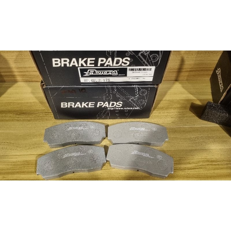 ROTORA H2 500DEGREE SILVER BRAKE PAD RF201 RF407 RF401 RP401 RS403 ...