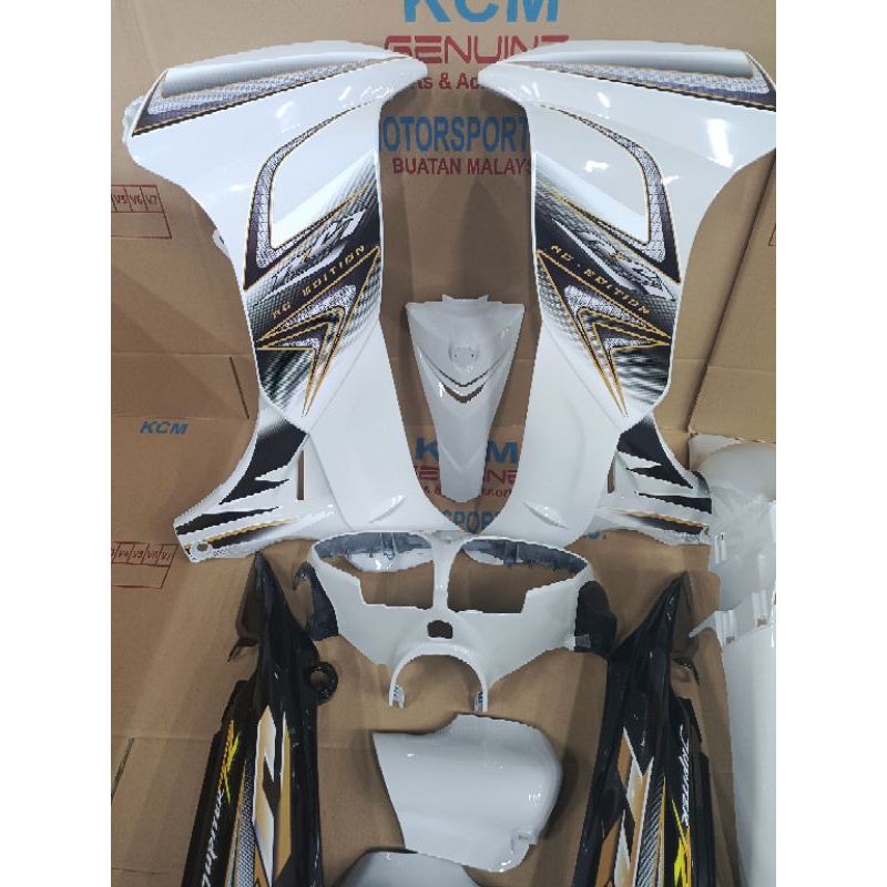 Cover set Lagenda 110z RC hitam putih / Lagenda 105 / 110z putih hitam ...