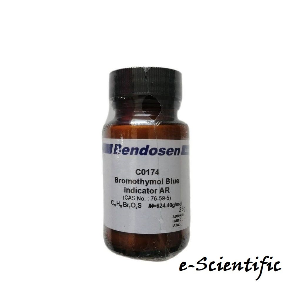 Bromothymol Blue Indicator, AR, 25g, BENDOSEN. | Shopee Malaysia