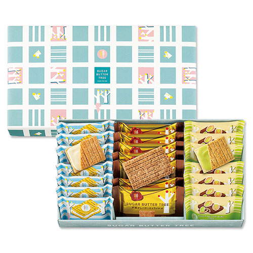 【JAPAN BOX】Assortment of 3 types of sugar butter trees, Direct from ...