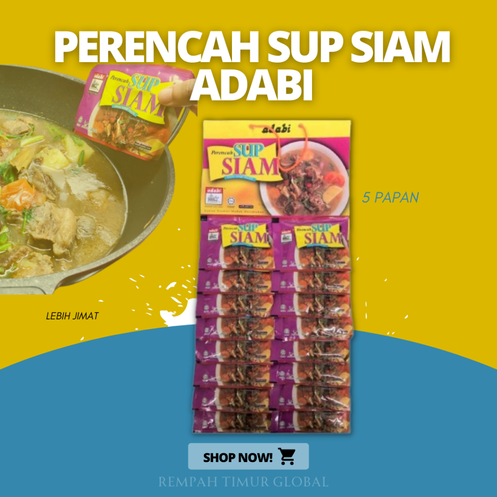 PERENCAH SUP SIAM ADABI/PERENCAH SUP/SUP/REMPAH SUP/SUP SIAM (5 PAPAN ...
