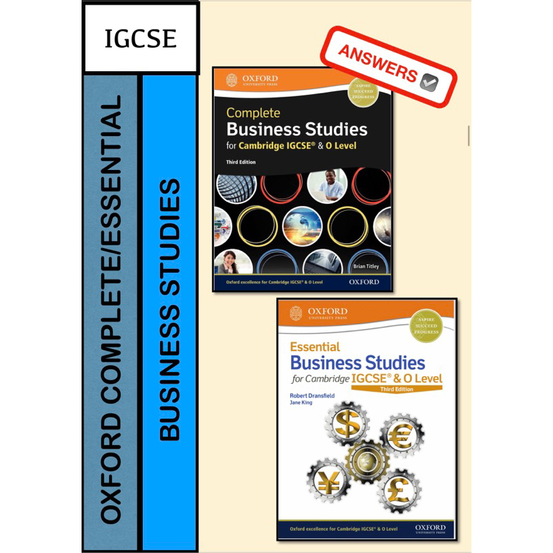 (PRINTED BOOK) IGCSE Business Studies Complete | Essential | Shopee ...