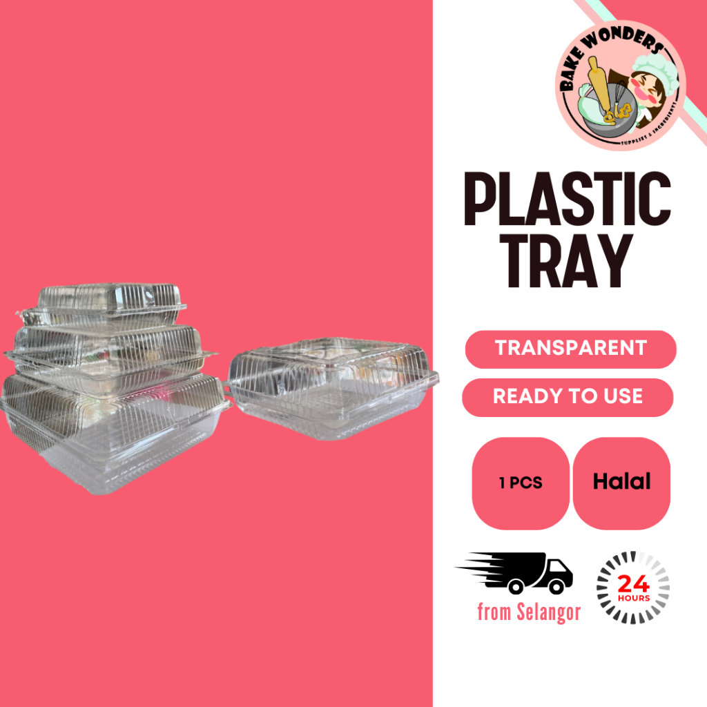 (1PCS/5PCS)Plastic Tray/Disposable Plastic Tray/Food Storage/Square ...