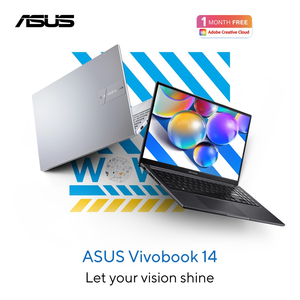Asus Vivobook A1404V-AAM168WS Laptop (Intel i5 13th, 8GB DDR4, 512GB ...