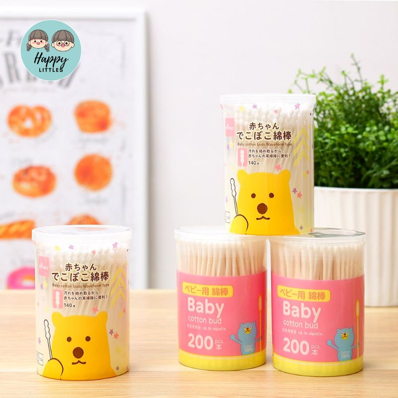 DAISO Baby Cotton Buds Disposable Cotton Swabs For Small Tip Cotton Bud ...