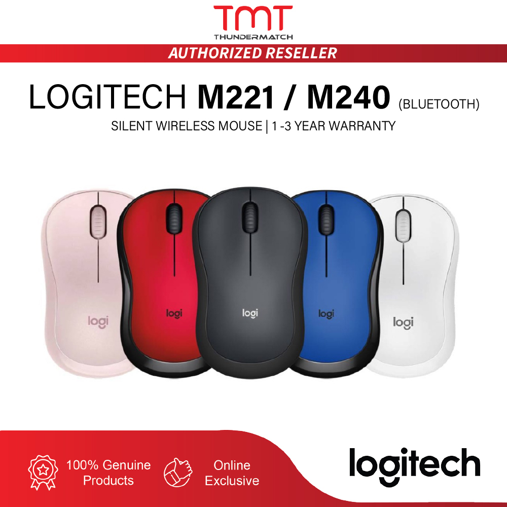 Logitech M221 / M240 (Bluetooth) Silent Wireless Mouse | Shopee Malaysia
