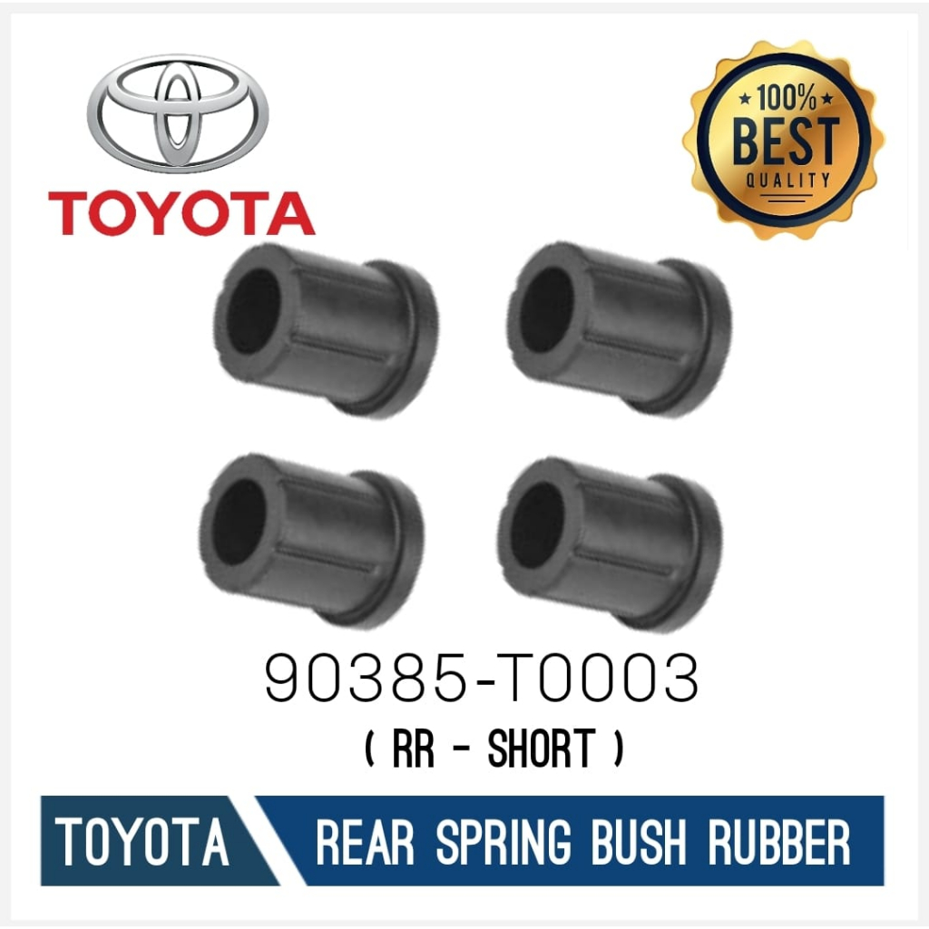 TOYOTA Rear Spring Bush Rubber (Long/Short) *1PC* for Toyota Hilux Vigo ...