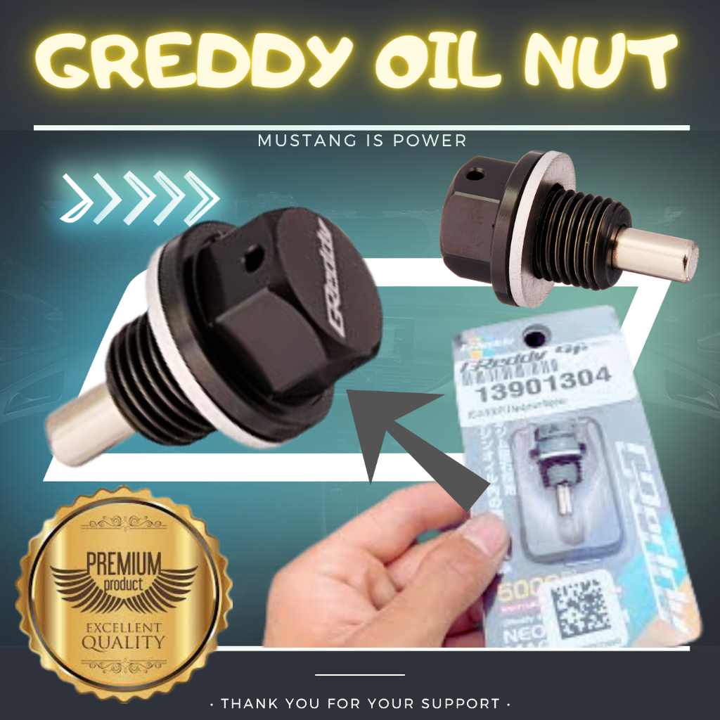 GREDDY OIL NUT Magnetic Oil Sump Nut Drain Oil Plug Screw Oil Drain ...