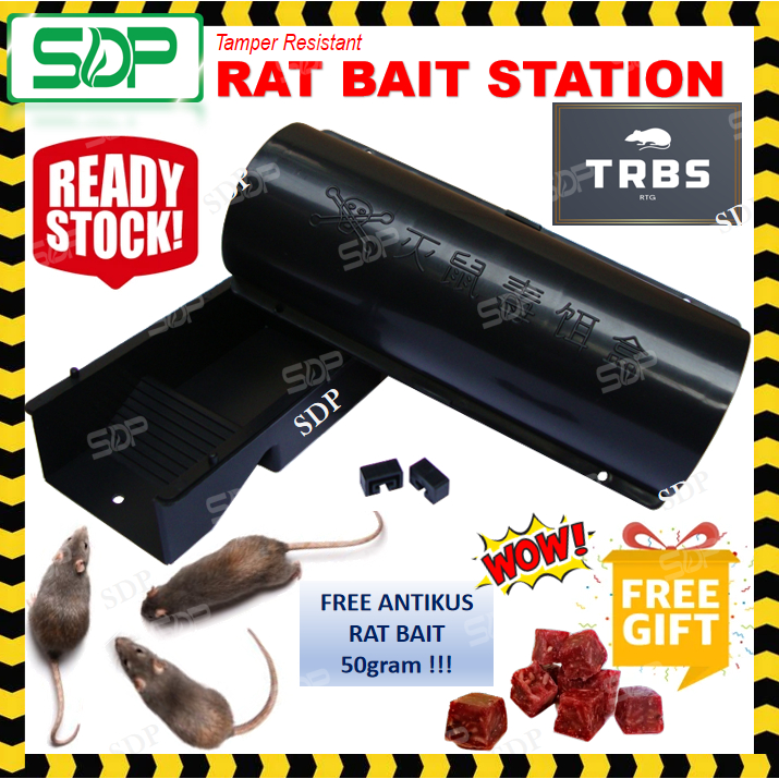 Outdoor Rat Bait Station / Kotak Ubat Tikus / TRBS / Temple Resistant ...