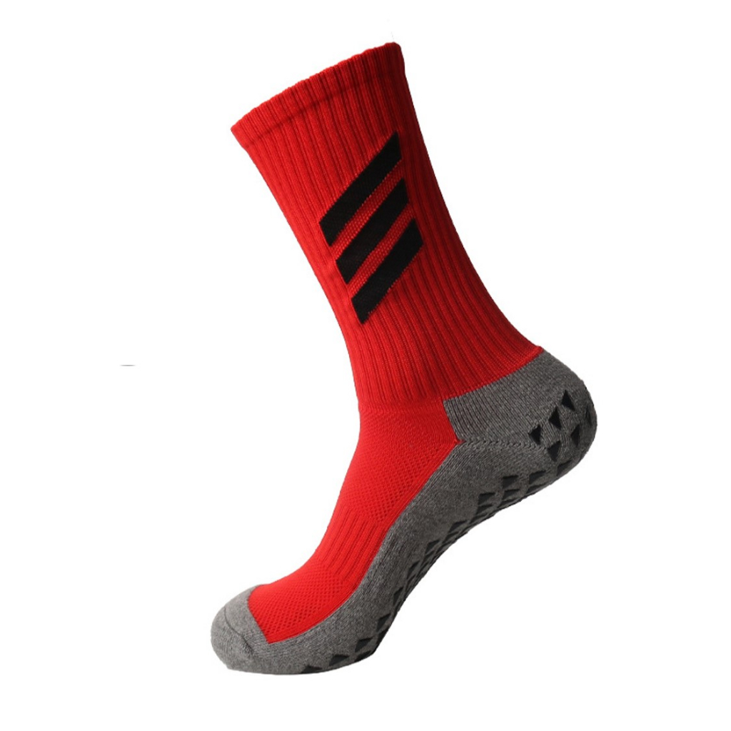 Anti Slip Sock Stokin Bola Grip Socks Takraw Hiking Futsal Soccer ...