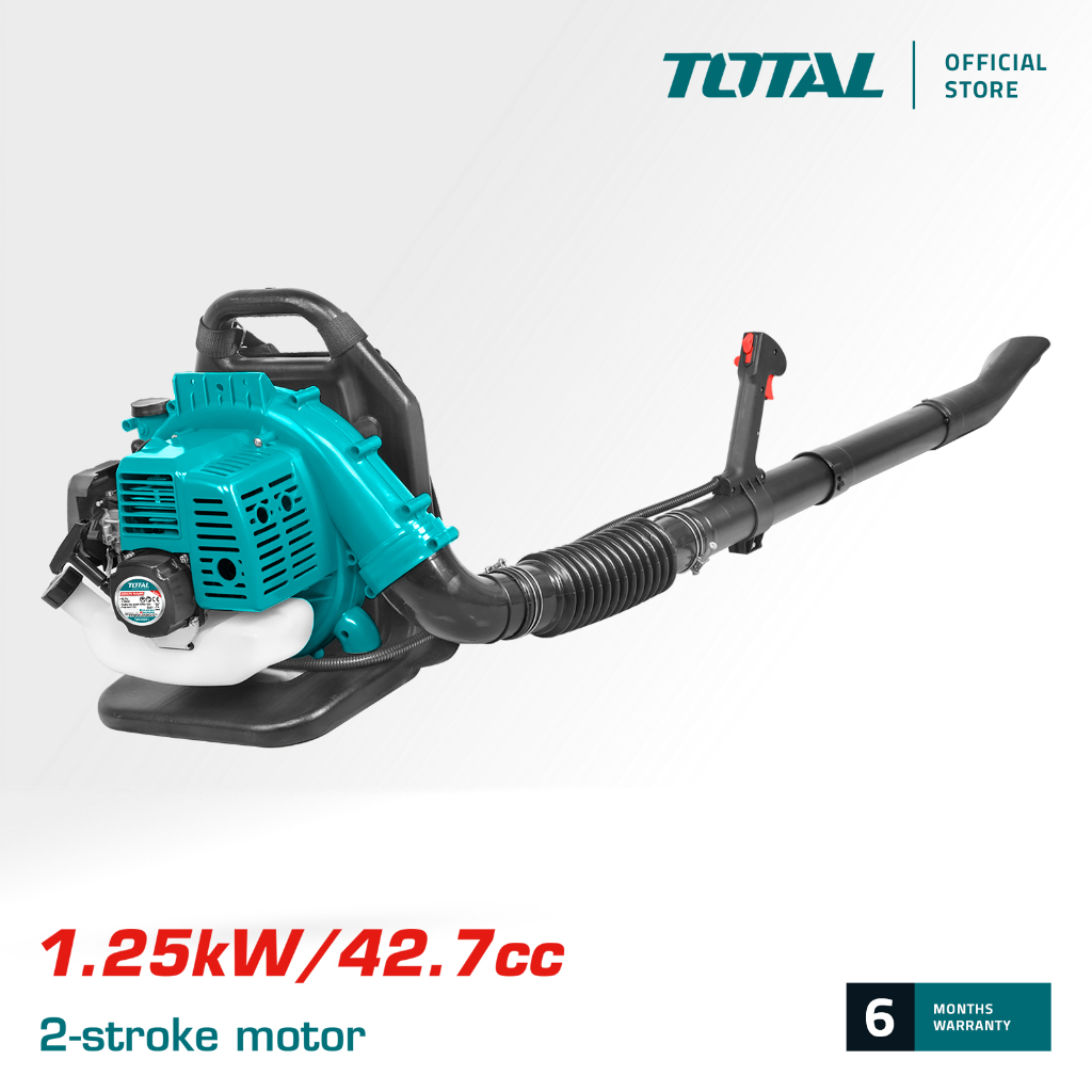 TOTAL Gasoline Blower 2-Stroke Engine Fuel Tank (1250W/Flow Rate 0.2m3/s/42.7cc/1L) TB543201 ...