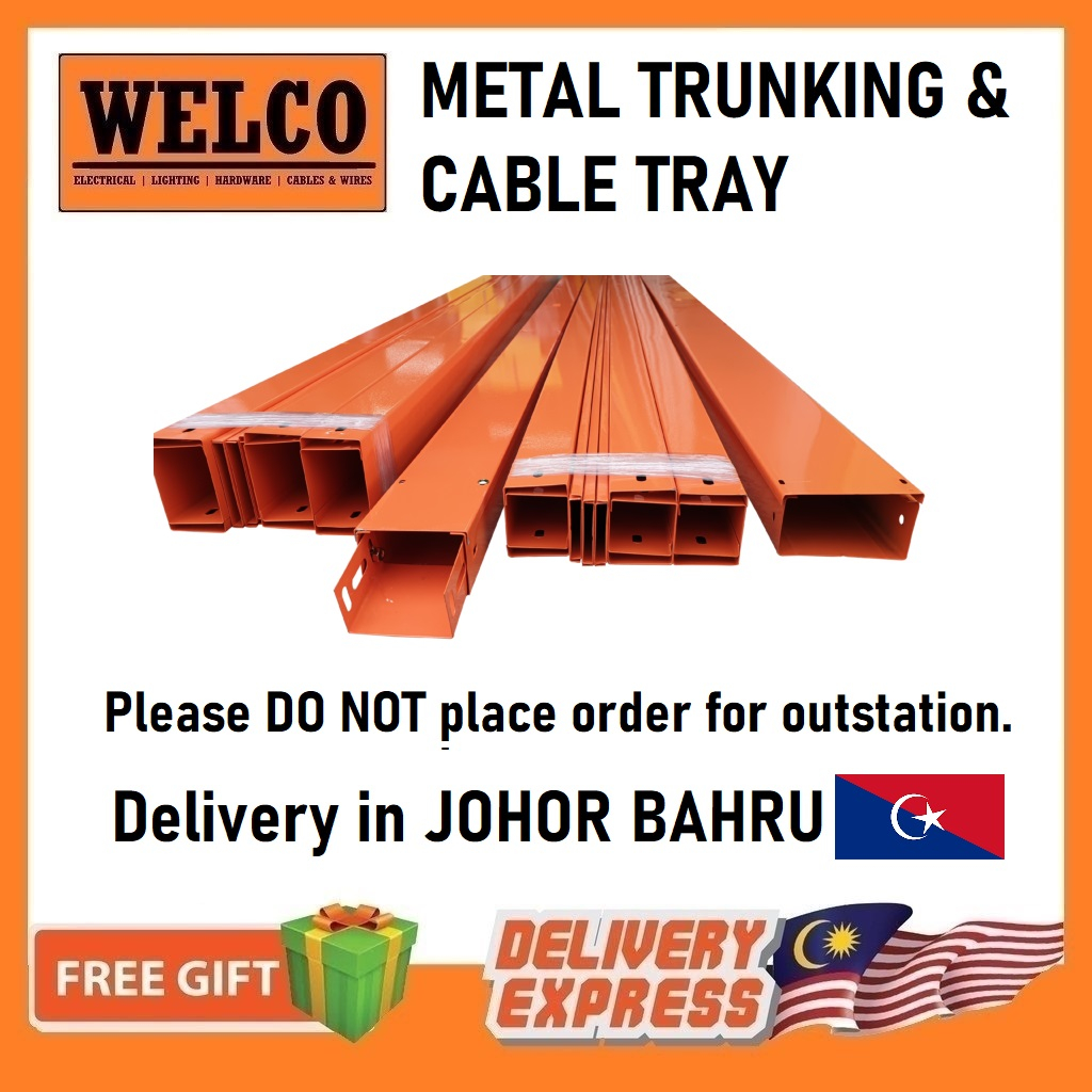 METAL TRUNKING 1X2, 2X2, 2X3, 2X4, 3X4 ORANGE, GREEN, RED, WHITE 0.4MM ...