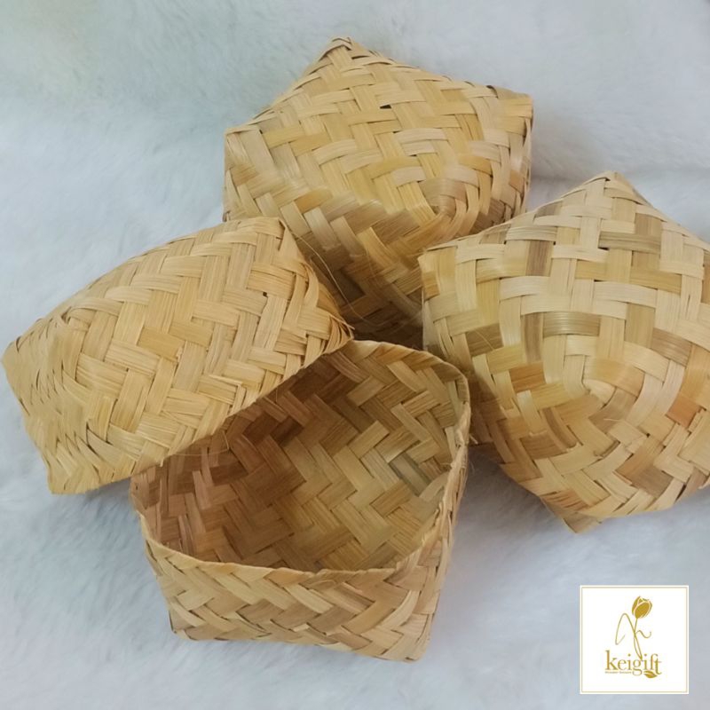 Bakul Klasik Buluh 1 set 9,10,11,12,15,18,25 cm Gift/Vip goodies/hamper ...