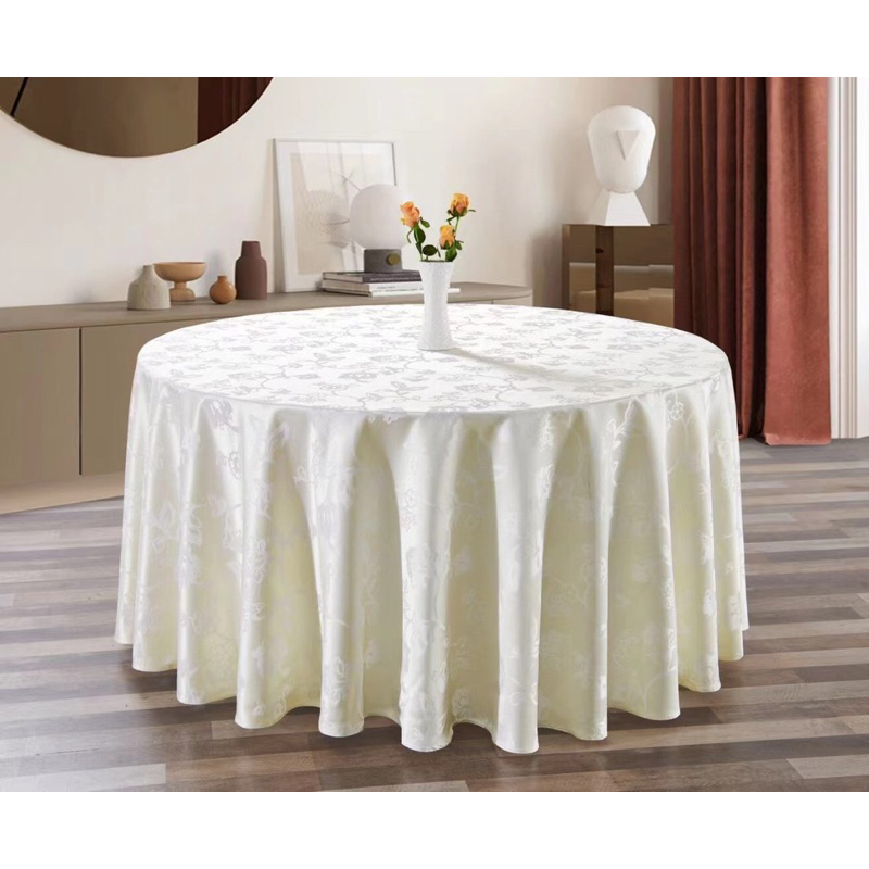 120” Alas meja damask/ Round Table Cloth (10seaters) | Shopee Malaysia