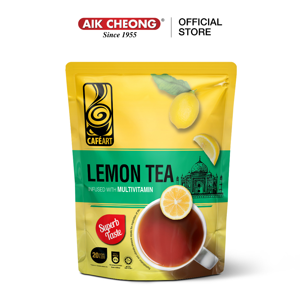 Aik Cheong Cafe Art Lemon Tea 400g (20sachets x 20g) | Shopee Malaysia