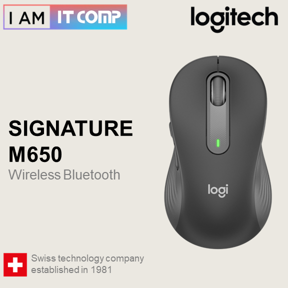 Logitech Signature M650 Wireless Mouse with Silent clicks, customizable ...