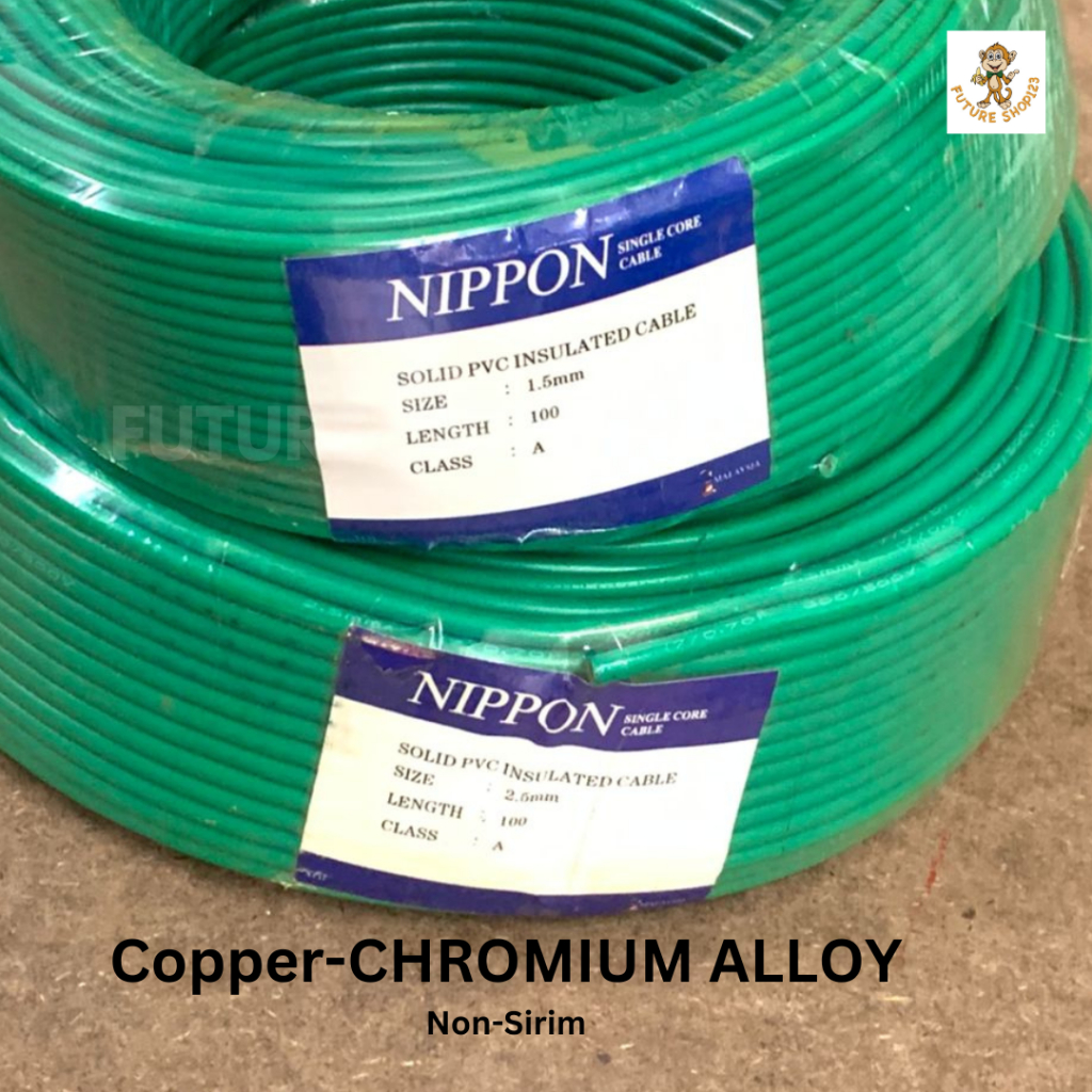 Nippon solid PVC insulated cable/ wiring cable Copper-CHROMIUM ALLOY 1 ...
