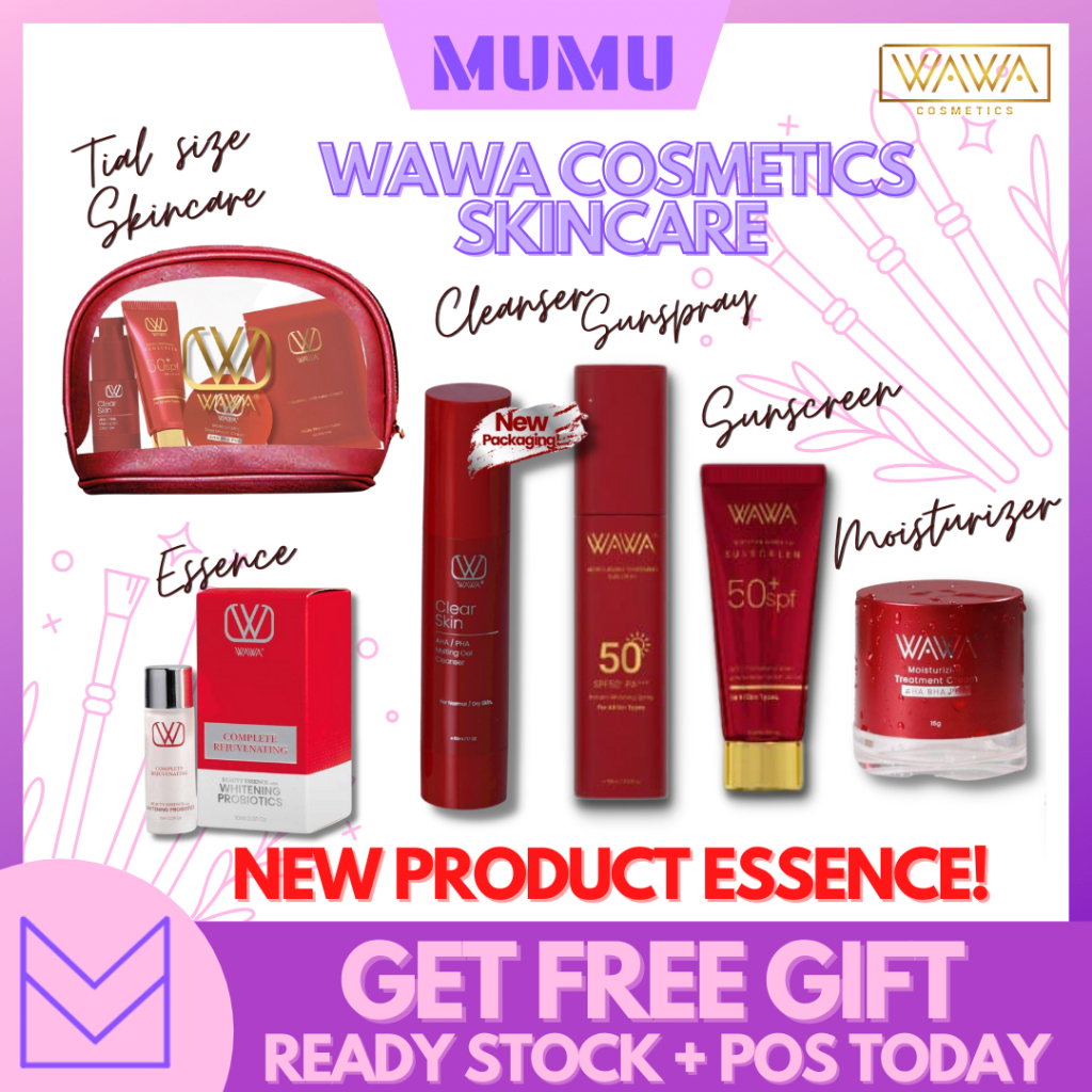 WAWA SUNSCREEN SPF50 FACE & BODY Moisturizer Wawa Cleanser WAWA ...