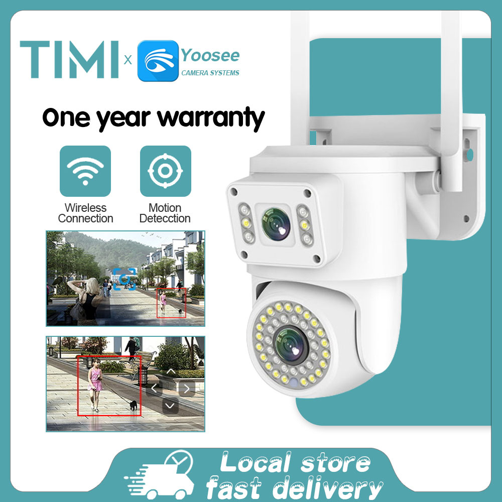TIMI WIFI camera 4K 8MP CCTV outdoor surveillance camera PTZ color ...