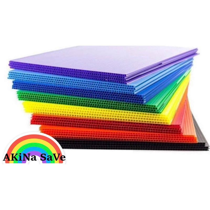 AKINA SAVE Impra Board A4 / A3 Polyplast Board / PP Straw Board / Plastic Board / Corrugated ...