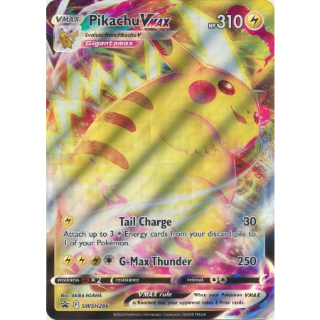 Pokemon TCG - Pikachu VMAX - SWSH286 - Promo | Shopee Malaysia
