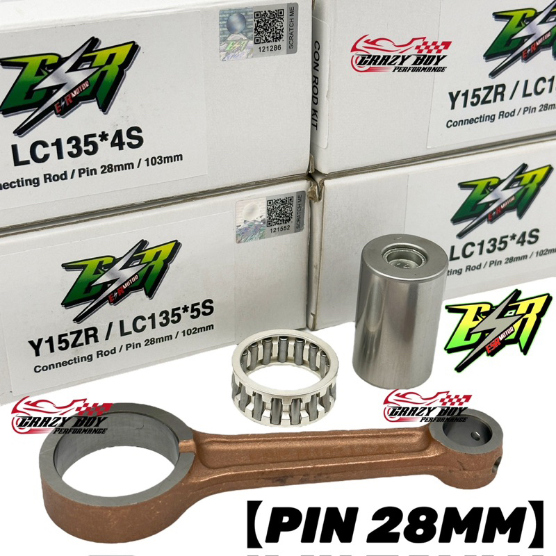 ESR 100% ORIGINAL CONNECTING ROD Y15ZR Y15 LC135 4S LC135 5S 102MM ...