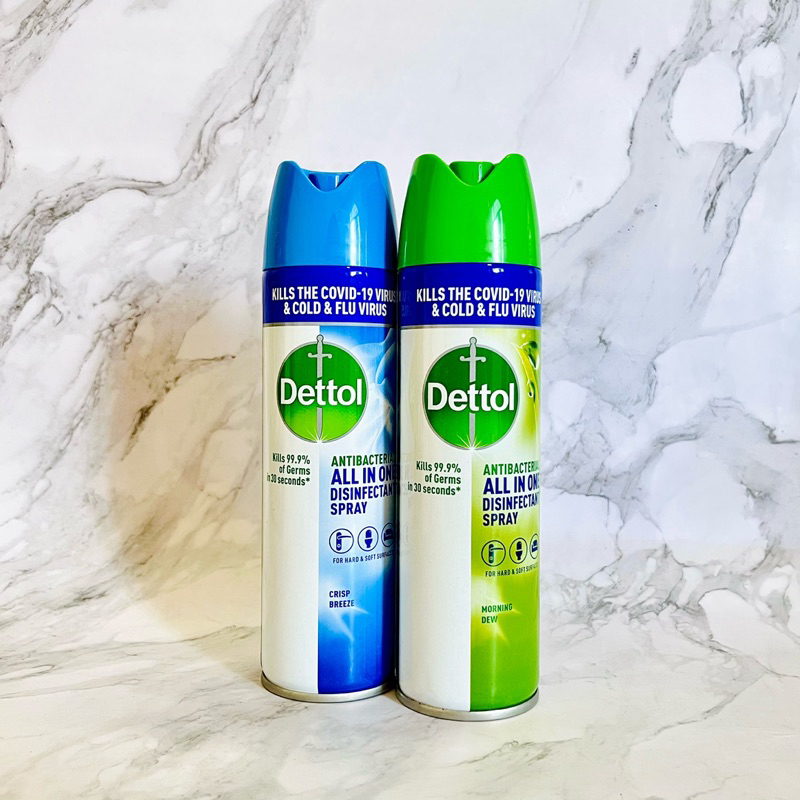 Dettol Disinfectant Spray Morning Dew/Crisp Breeze (225ml per bottle ...