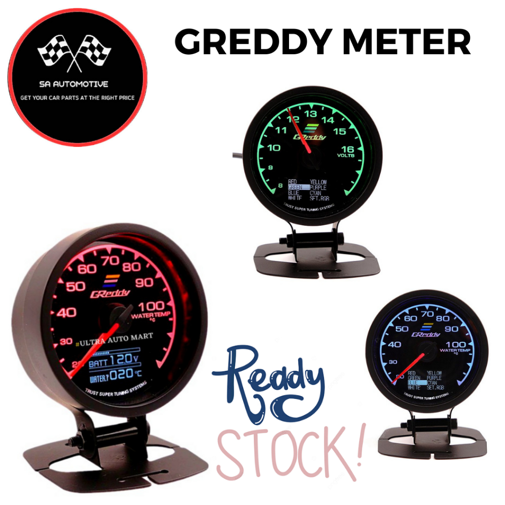 THAILAND GREDDY CAR METER Multi DA Gauge with Digital display [ 34 ...
