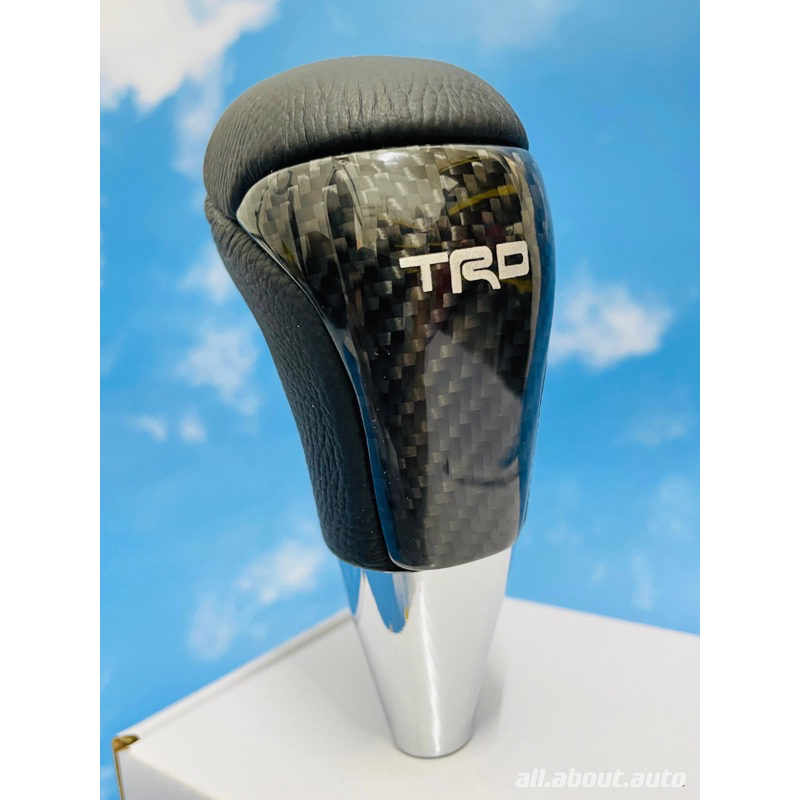 TRD Gear Knob Real Carbon Leather OEM - Toyota Alphard ANH20/ANH30 ...