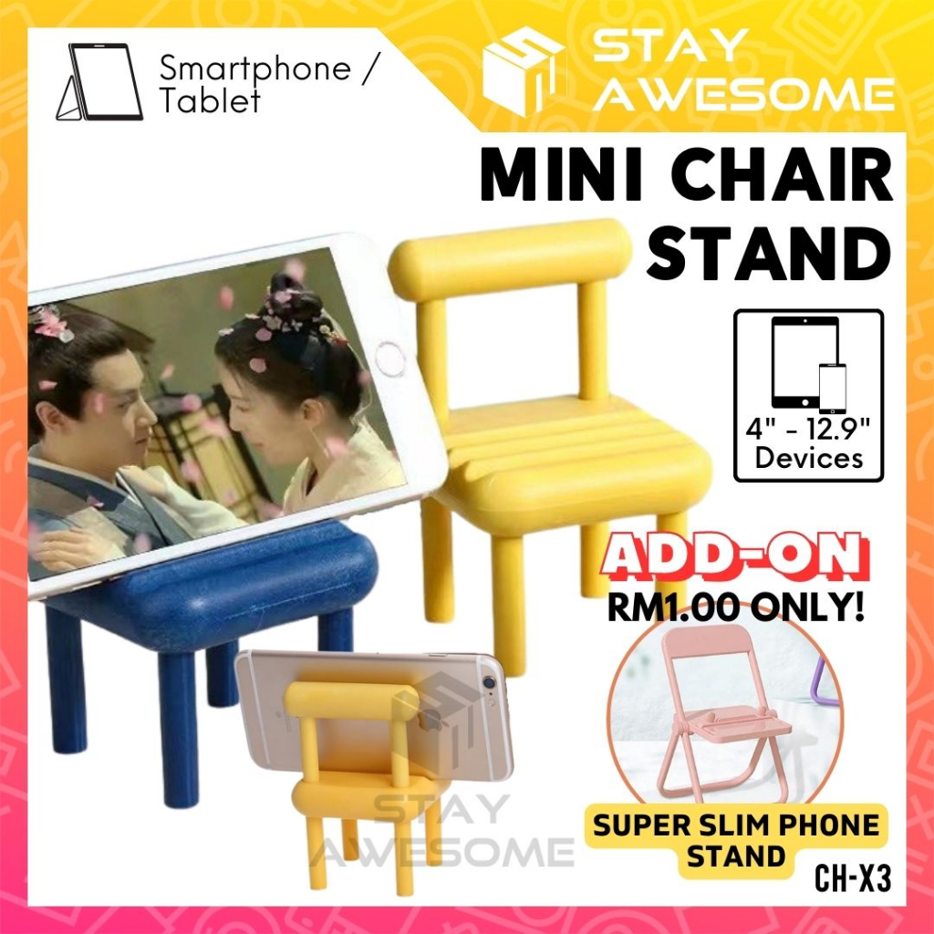 Mini Chair Phone Holder Stand Tablet Stand Handphone Holder Fon Holder ...