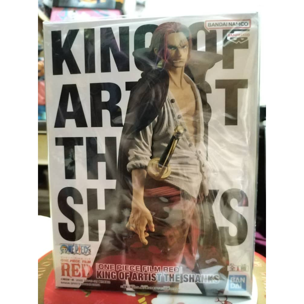 Bandai One Piece Red Film Dxf Luffy King of Artist Red Hair Shanks ...