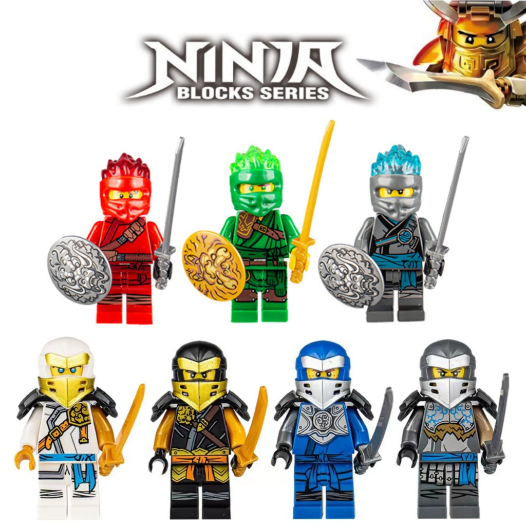 Mini Ninja Bricks Figures Building Blocks mini action Toys figure Jay ...