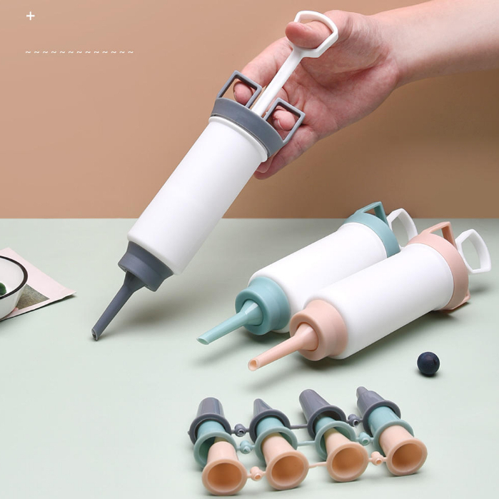 Plastic Cupcake Filling Injector 4PCS Nozzles Cookie Cream Piping ...
