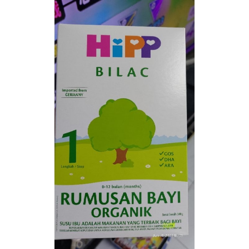 HIPP Bilac Organic Formula Milk Step 1 300g EXP 02/2026 | Shopee Malaysia