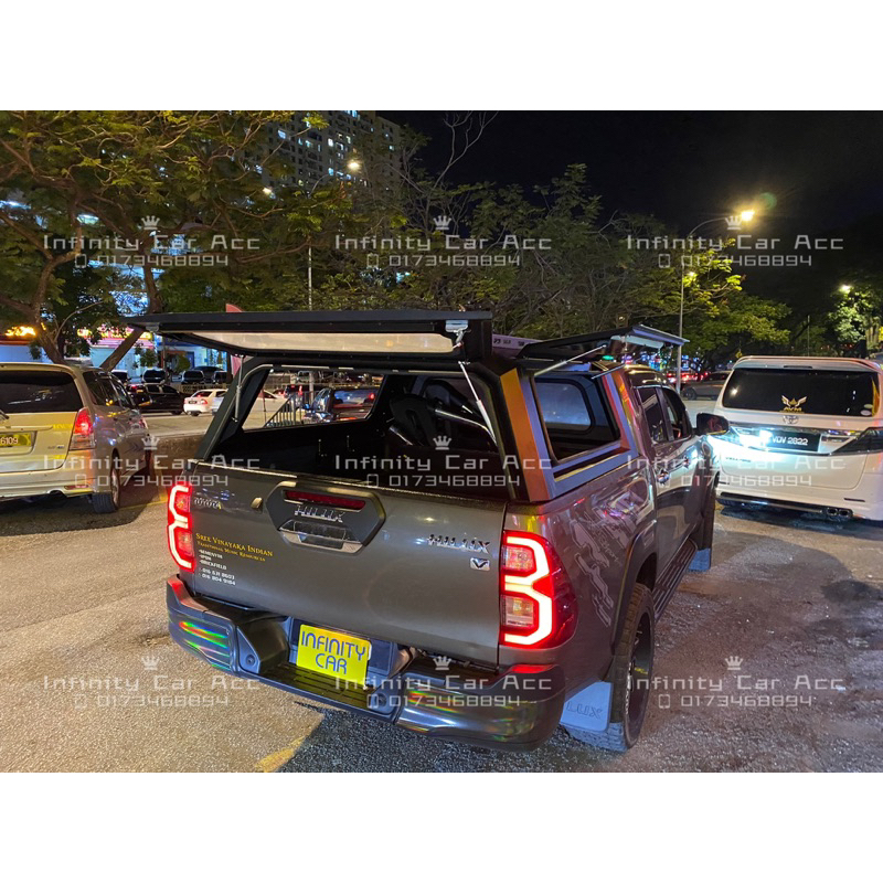 Toyota Hilux Vigo Revo Rogue Rocco Fly Wing Canopy 4x4 Metal / Aluminum ...
