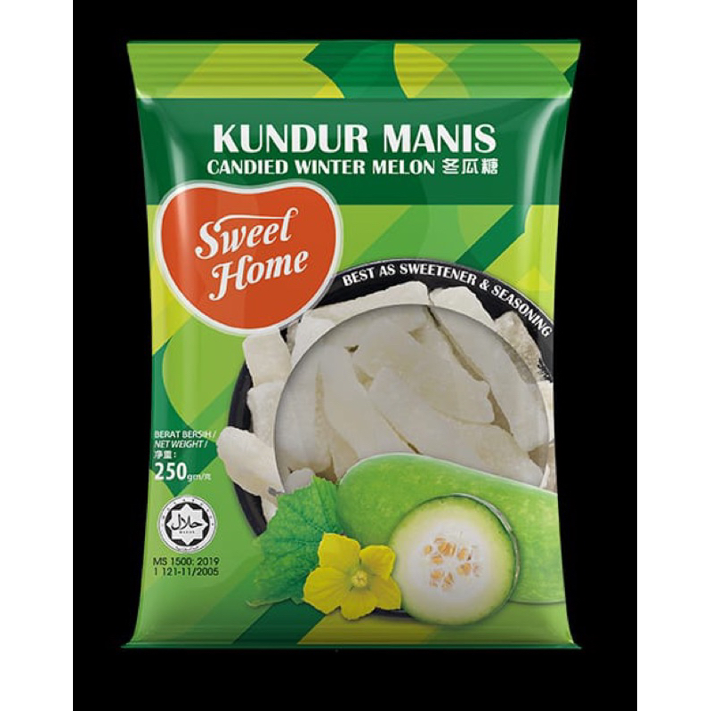 GULA KUNDUR MANIS / HALWA KUNDUR / CANDED WINTER MELON (250GRAM ...