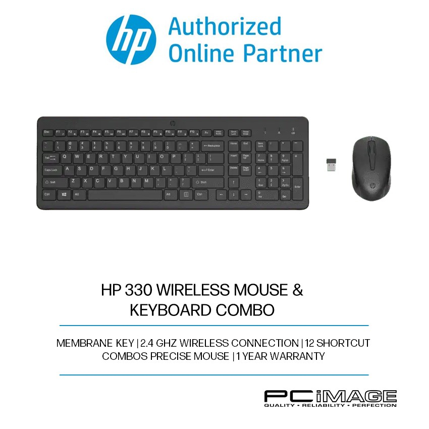 Hp 330 Wireless Mouse And Keyboard | Shopee Malaysia