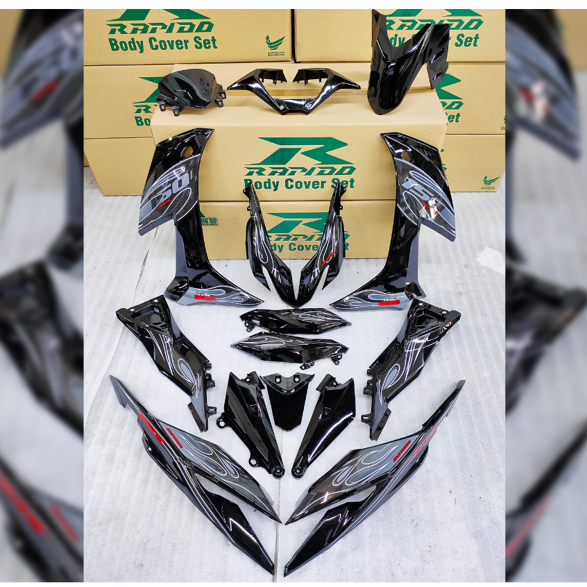 [READY STOCK] Coverset Bodyset Honda RSX RS-X 150 API FIRE TRICO ...