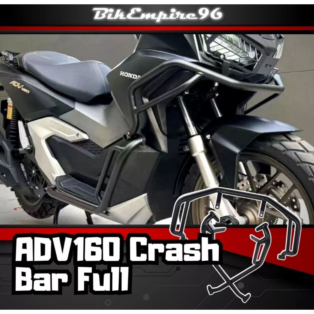 Honda ADV160 Heavy Duty Full Frame Crash Bar Solid Strong Harden ...