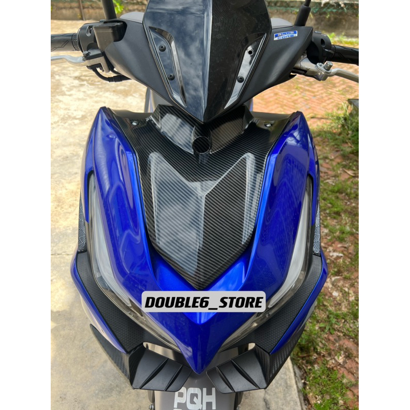 Forged Carbon NVX V2 Cover Dada Front Cover Horn Cover Carbon NVX 155 ...