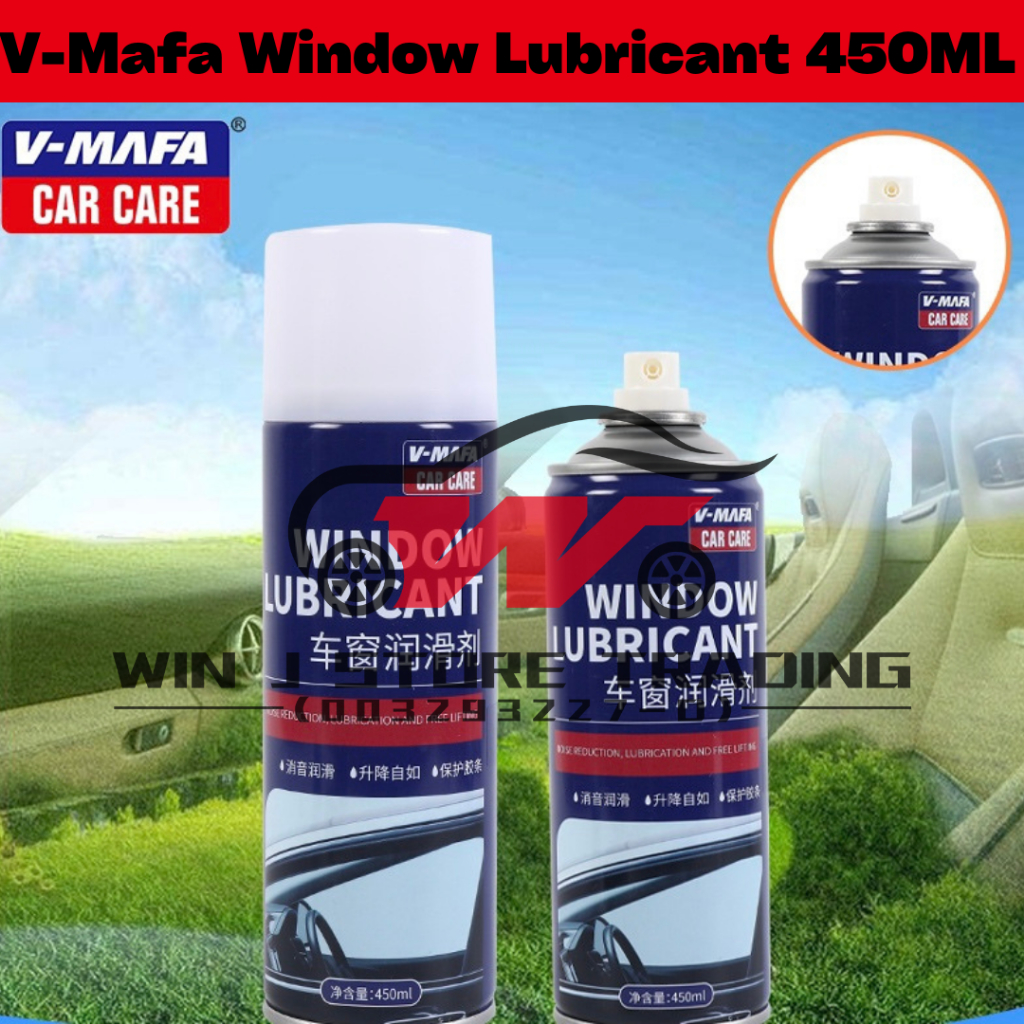 🔥V-MAFA Car Care🔥450ML Window Lubricant Power Window Lubricant Oil ...