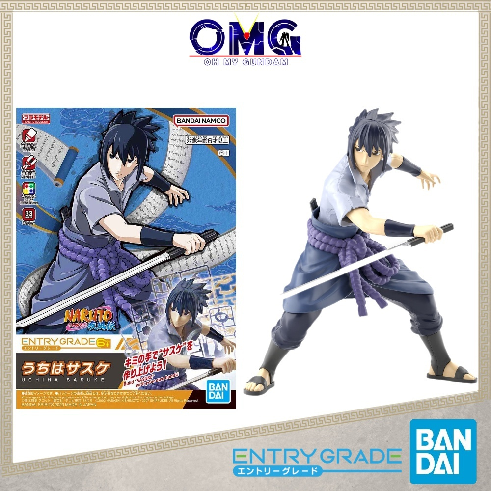 Bandai Entry Grade Uchiha Sasuke 65120 Uzumaki Naruto Figure Figurines ...