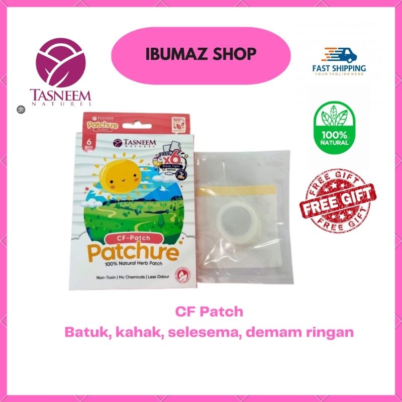 Tasneem Patchure Ubat Batuk Tampal - CF Patch Tasneem Relief Cough ...