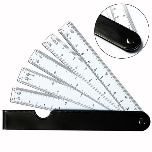 Fan Scale Ruler Fan Shape Ruler Architecture Technical Drawing Scale ...